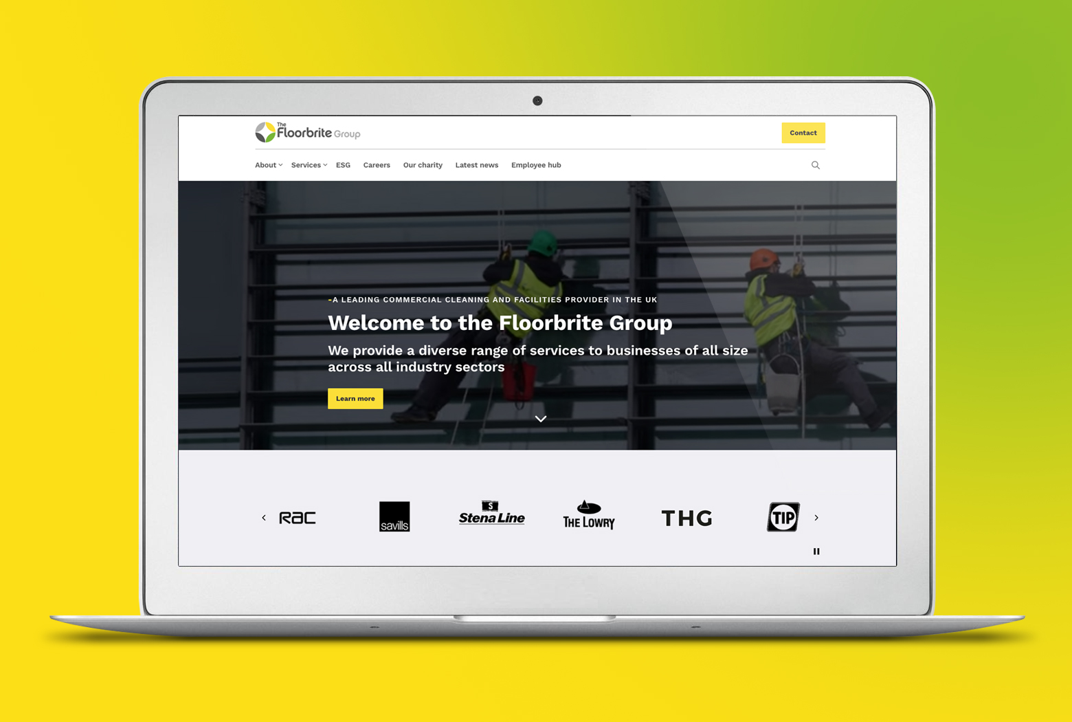 Floorbrite Cleaning Company Website Design Case Study